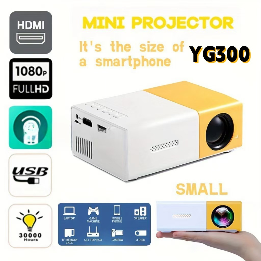 Yg300 Projector portable Mini LCD Projector YG 300 | Shopee Malaysia