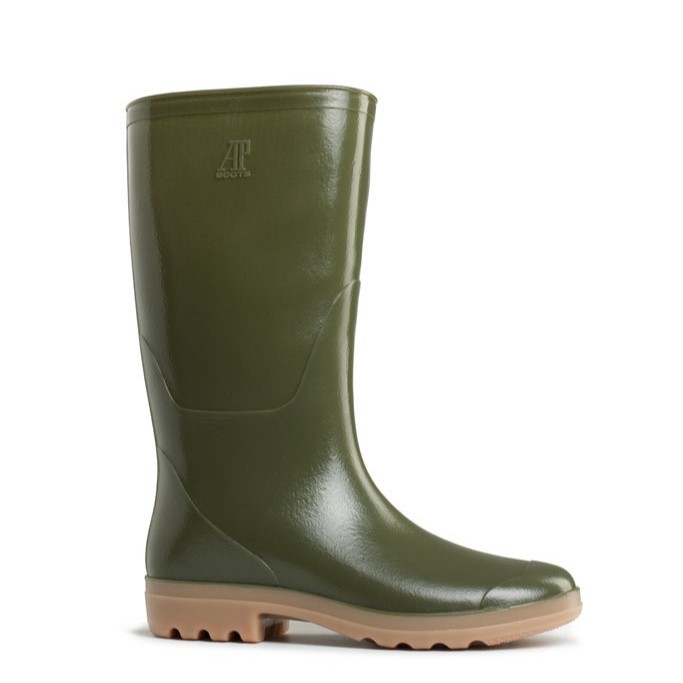 Sepatu Boot Tinggi AP 9506 AP Boots Hijau Karet Lokal Anti Air & Slip ...