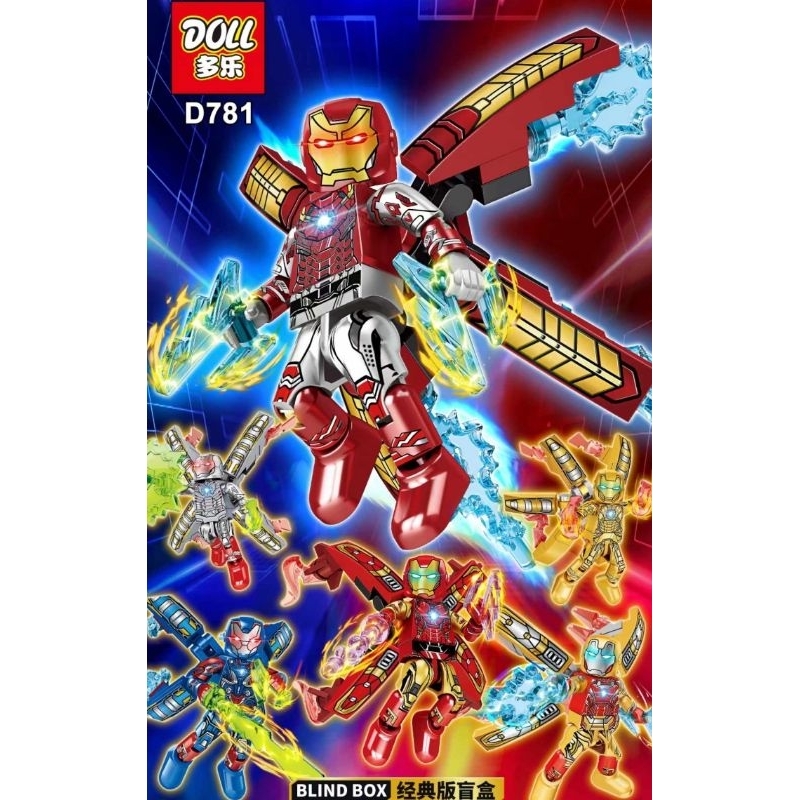Iron man Ironman Action figure full articulation MK5 MK3 MK21 MK42 Iron ...