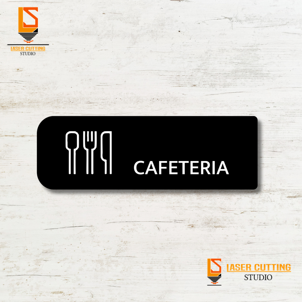 Sign Board Cafeteria Sign Acrylic Canteen Acrylic Sign Board | Shopee ...