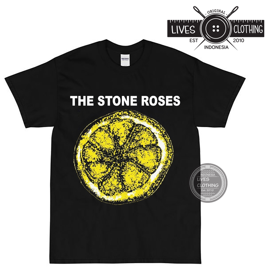 THE STONE ROSES LOGO ICON / TSR BAND T-SHIRT | Shopee Malaysia