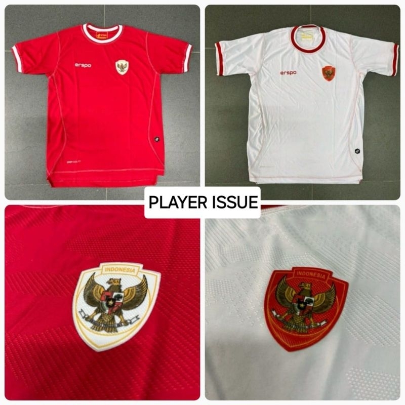 (PLAYER Issue PI) INDONESIAN NATIONAL TEAM FOOTBALL JERSEY HOME AWAY ...
