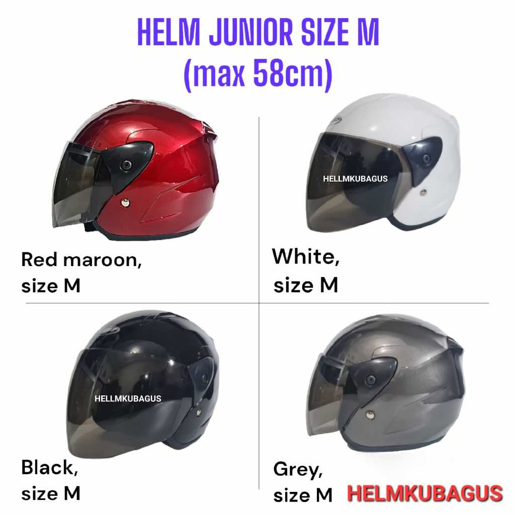 PUTIH Children's HELMET WITHOUT CHARACTERS. Plain white SNI children's ...