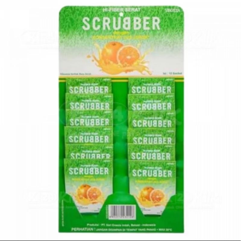 Vegeta Scrubber Hi Fiber contains 12 sachets | Shopee Malaysia