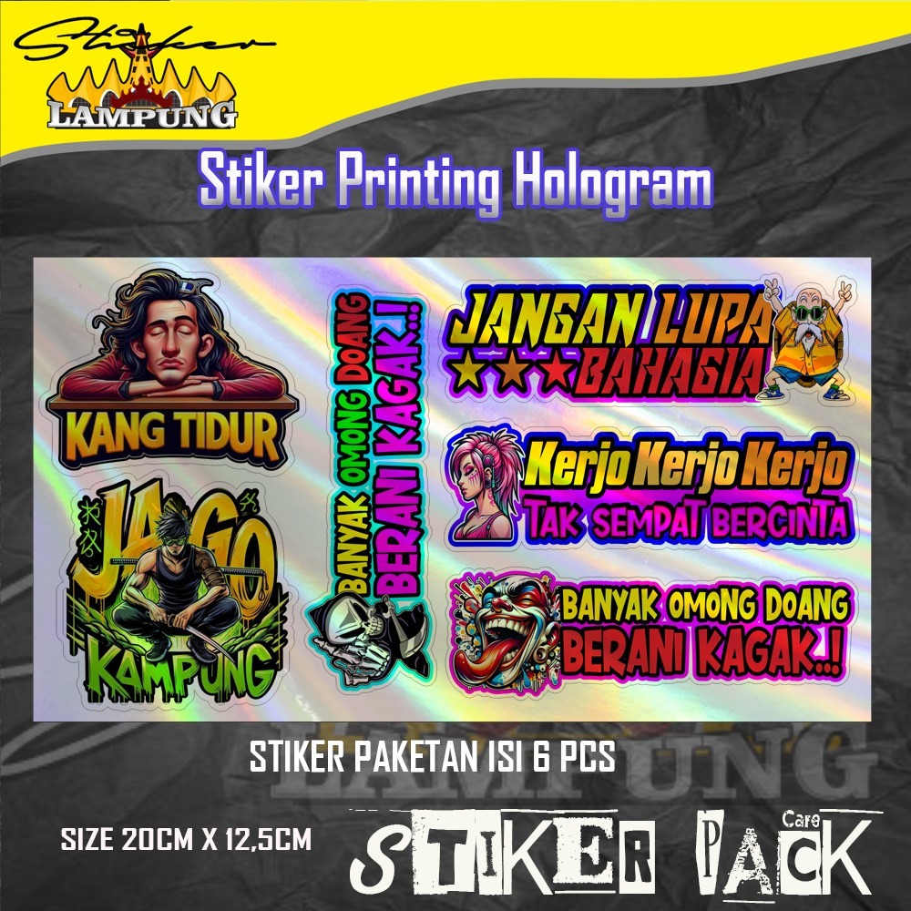 Sticker Pack Racing Motorcycle Sticker Pack Words | Economical Pack ...