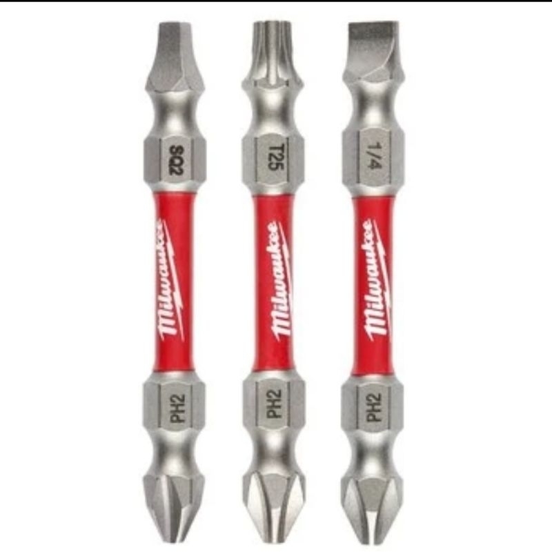 MATA Milwaukee SHOCKWAVE IMPACT BIT PH2 + SL 2 INCH - Single ...
