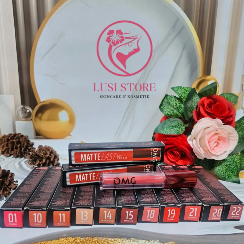 Omg Oh My Glam Matte Kiss Lip Cream 3.5g Matte LipCream | Shopee Malaysia