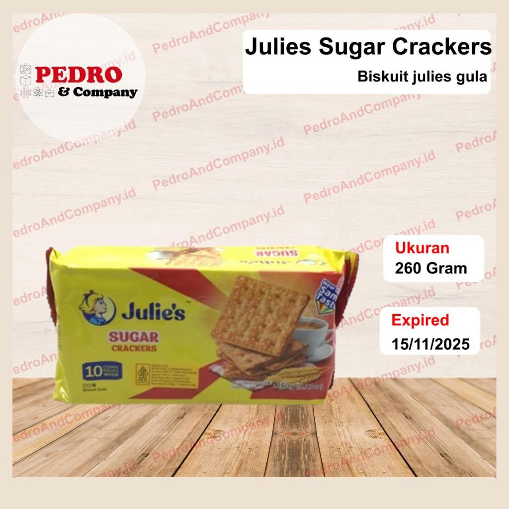 Juliet SUGAR CRACKERS 260 grams contains 10 packs of julie SUGAR CRACKERS biscuits | Shopee Malaysia