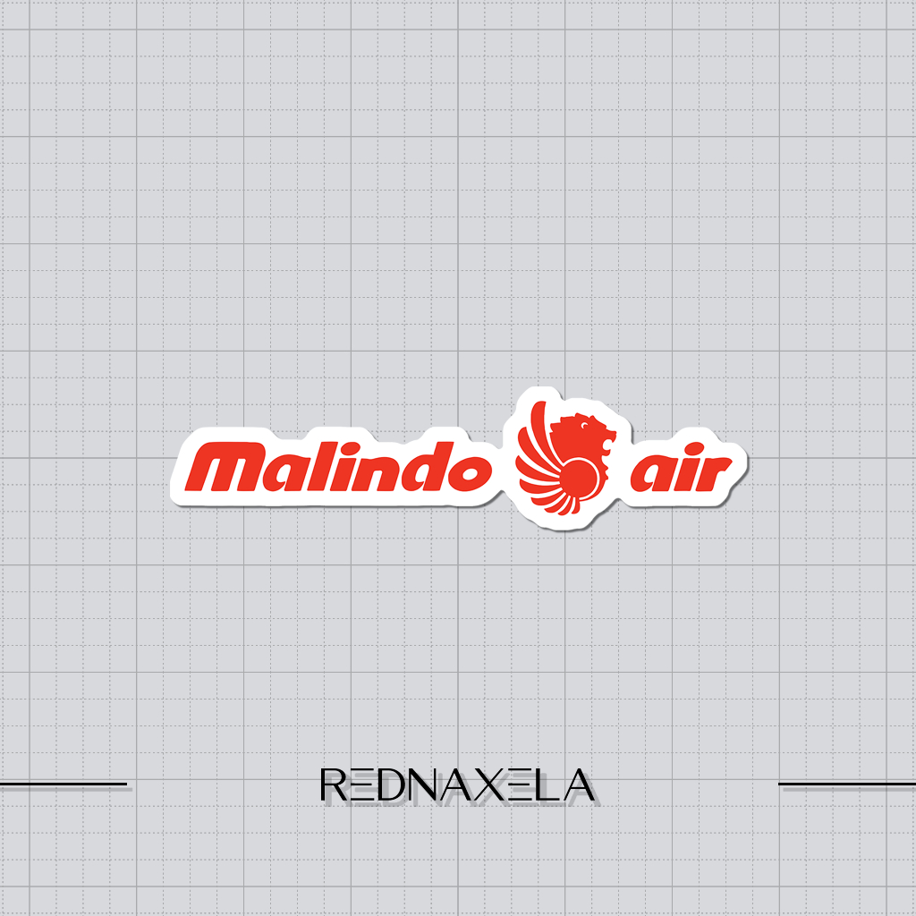 Malindo Air Vinyl Sticker Logo Suitcase Sticker Outdoor Waterproof ...