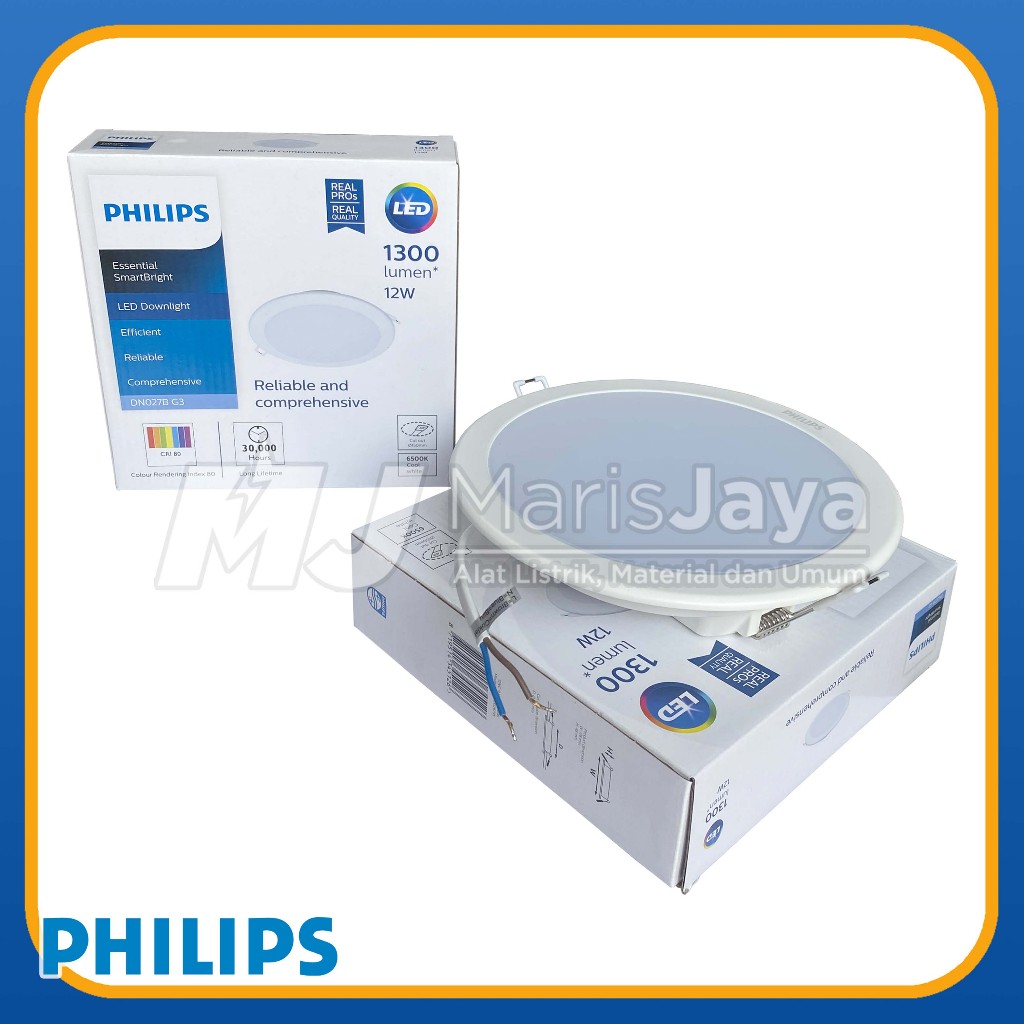 PHILIPS Essential SmartBright LED Downlight DN027B G3 9 Watt 12 Watt ...