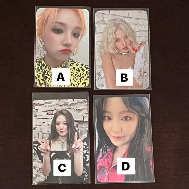 Photocard (PC) Official (G)I-DLE Soyeon Yuqi Shuhua GIDLE I love I feel Queencard NXDE Tomboy I ...