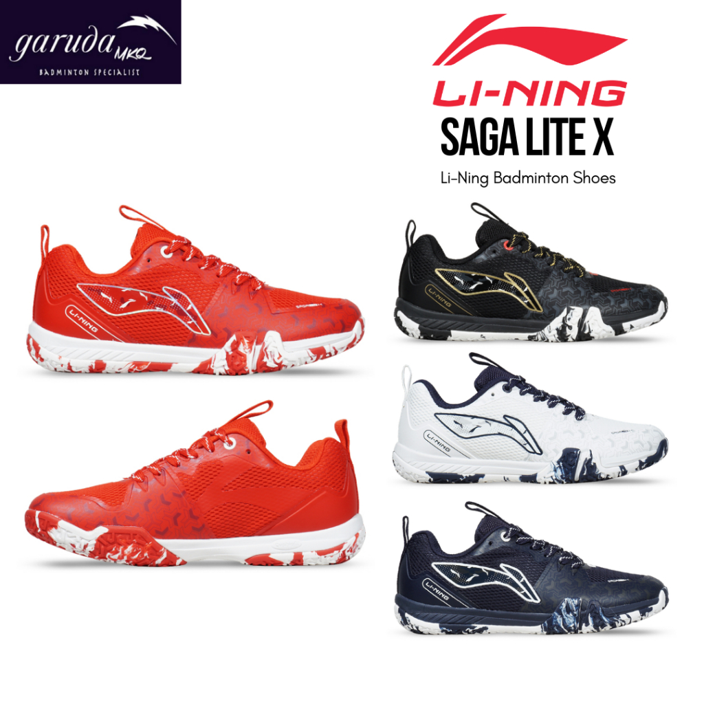 LI-NING Badminton SHOES LINING SAGA LITE X / LINING SAGA LITE | Shopee ...