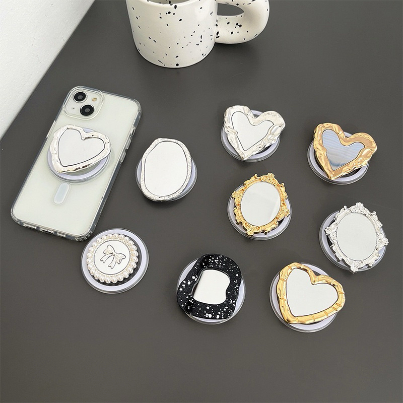 Popsocket Magnet Popsocket MagSafe Phone Holder Mirror Silver Gold ...