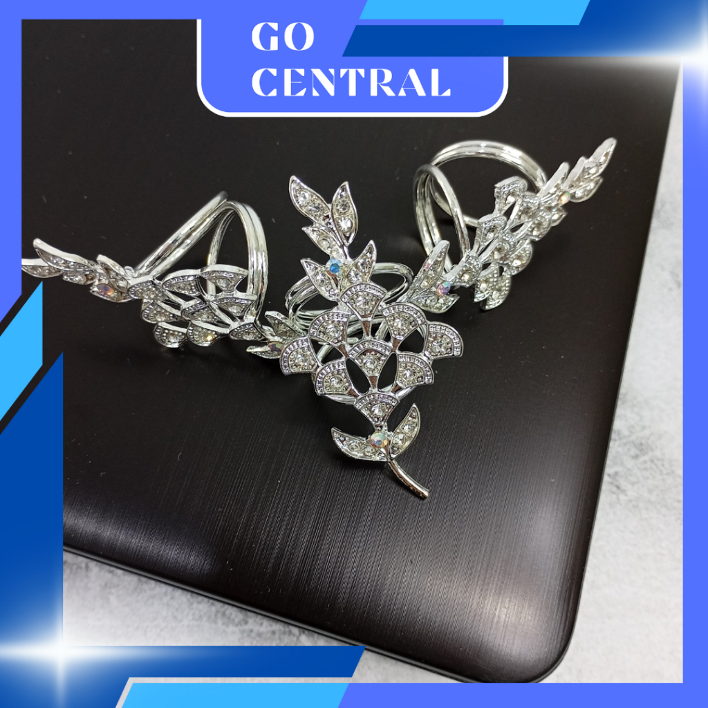 Gc RING HIJAB FLOWER SHAPE FAN CUTE KOREAN HIJAB RING | Shopee Malaysia