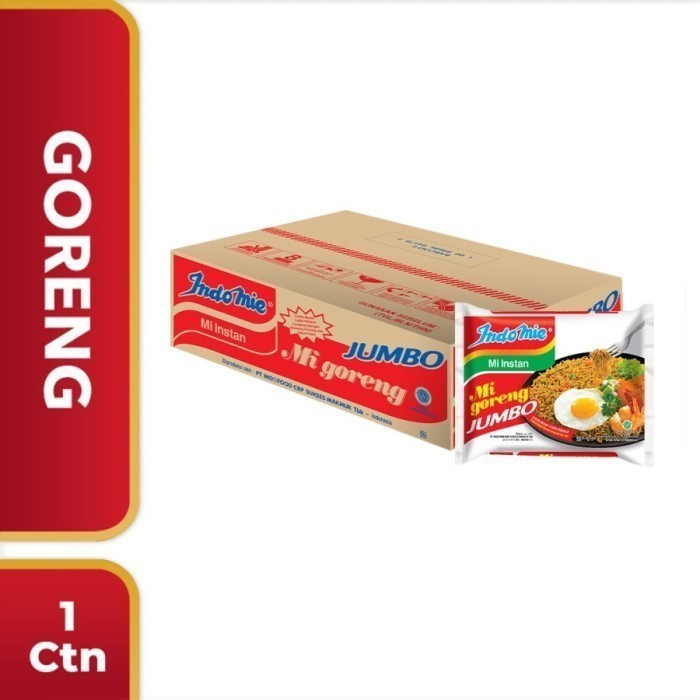 1 Box contains 24 Pcs - Special Jumbo Fried Indomie - 129 grams Indomi ...