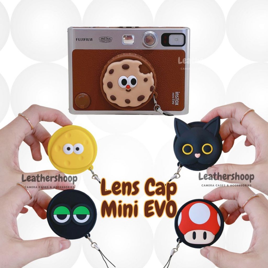 Cartoon Lens Cap for Instax Mini EVO Soft Rubber Lens Cap | Shopee Malaysia