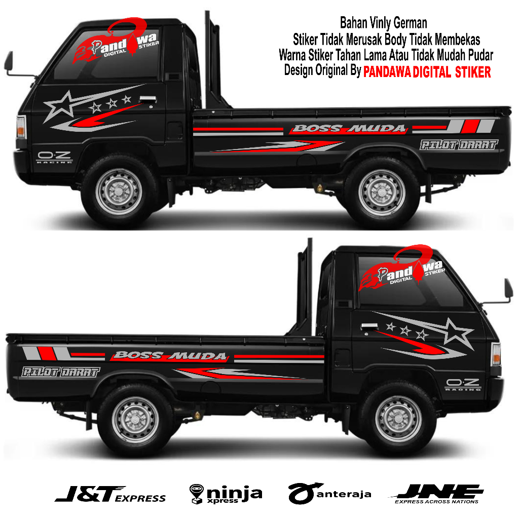 Mitsubishi L300 pick up car sticker pick up list cutting pickup ...