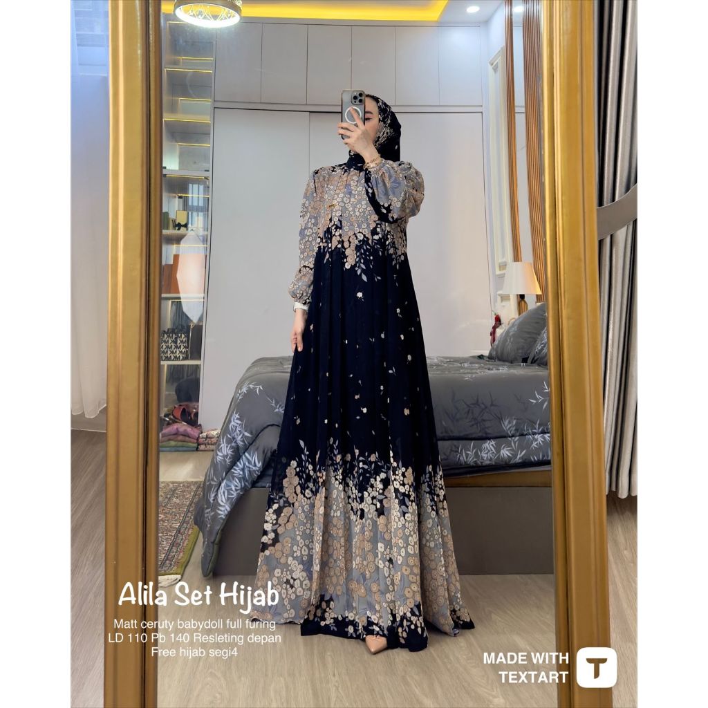 Alila NEWEST MUSLIMAH HIJAB SET (LABEL MADANI) | Shopee Malaysia