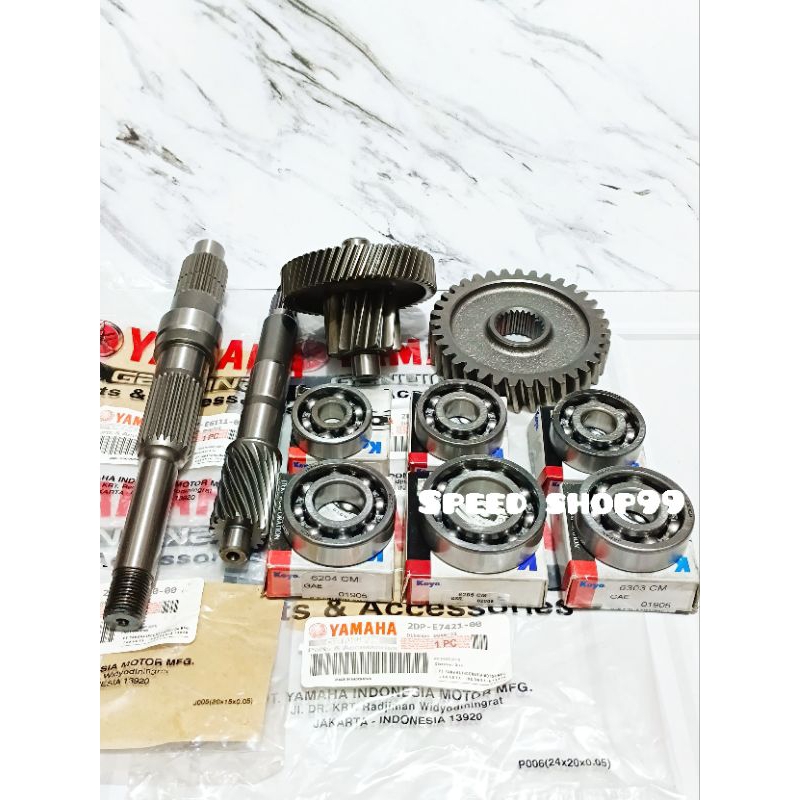 Gear ratio set 4pch 2DP+ 6set bearing ratio Koyo Yamaha Nmax 155 OLD ...