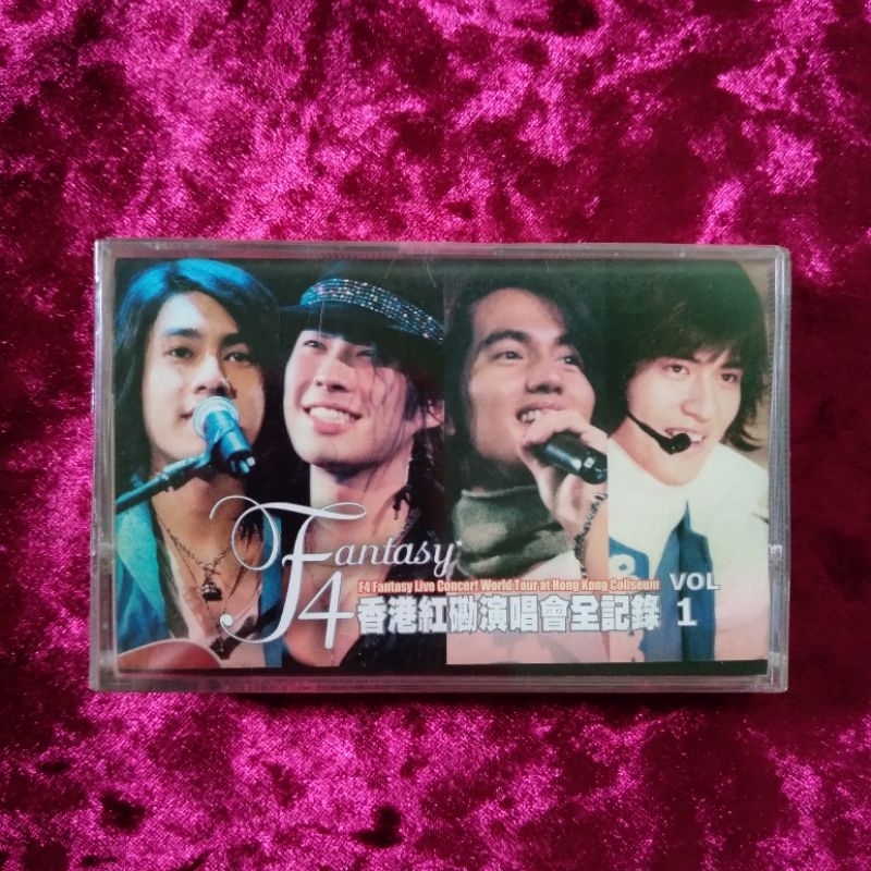 Cassette F4 - F4 Fantasy Concert World Tour At Hong Kong Coliseum Vol. 1 (Sealed) | Shopee Malaysia