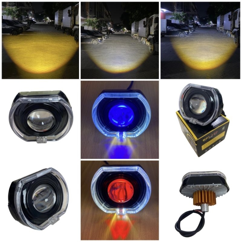 Biled Style Projie Lamp 4.5 inch Shroud Black MKL LED 45 Watt Devil ...