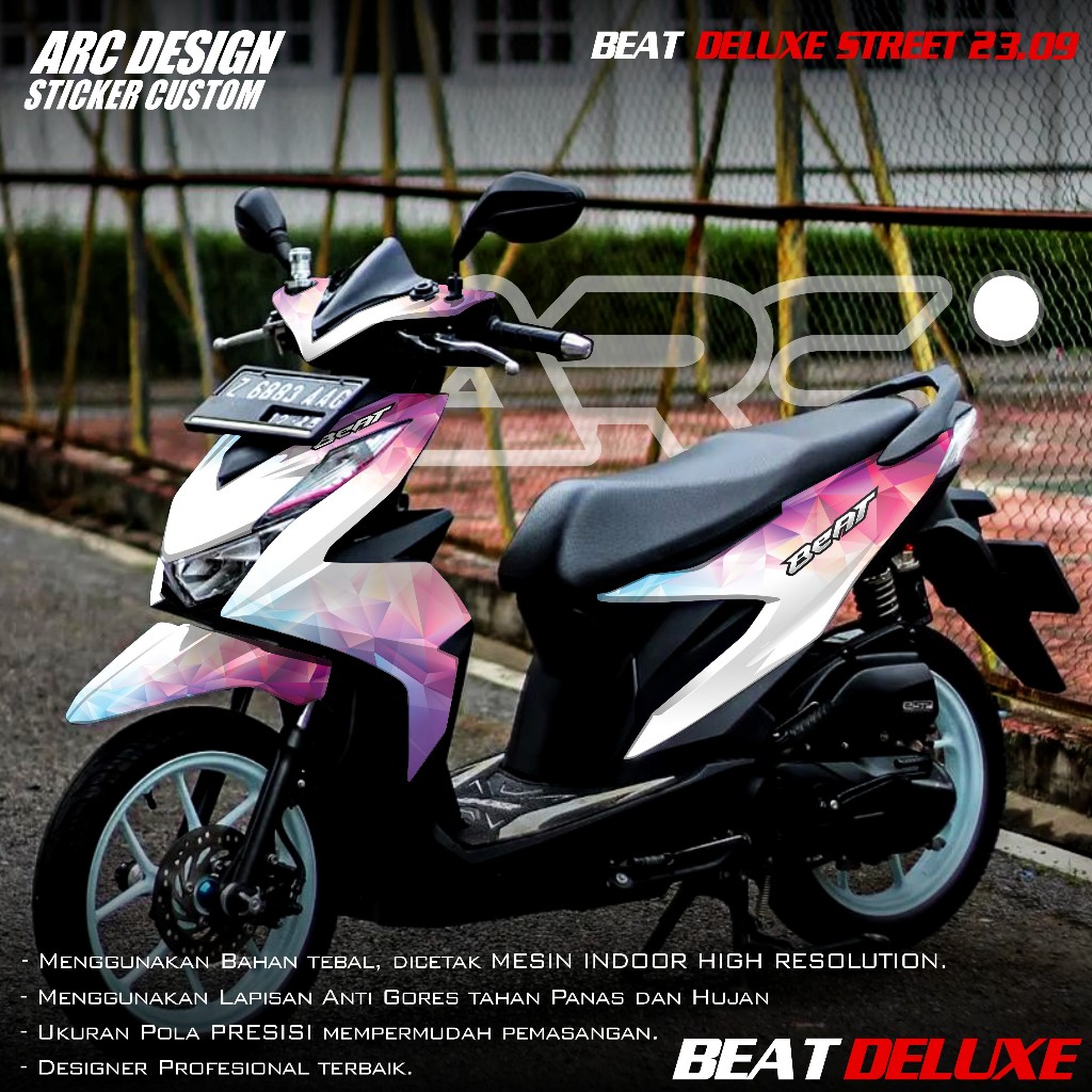 NEWEST Decal Sticker Honda BEAT deluxe STREET 2020 2021 2022 2023 Full ...