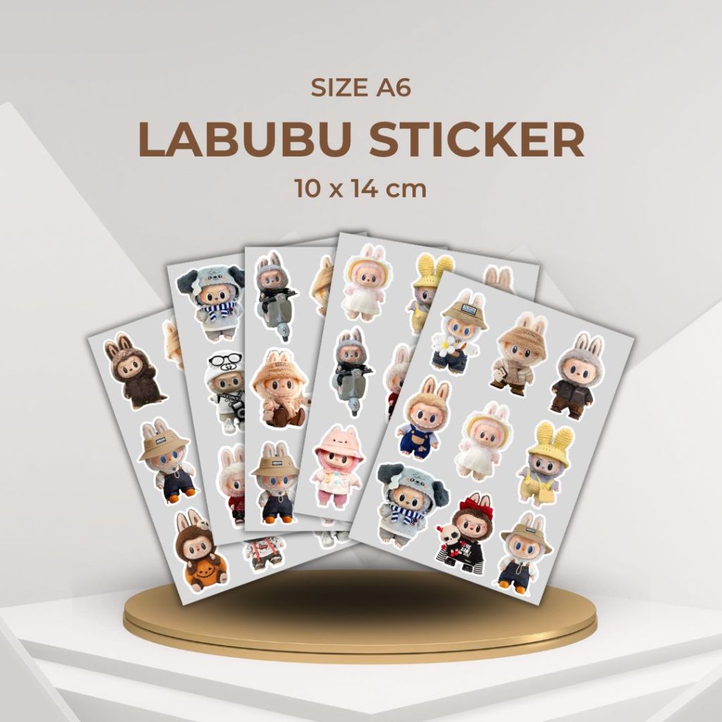 Labubu Sticker Sticker Labubu Secret Soymilk Lhycee Berry Green Graph ...