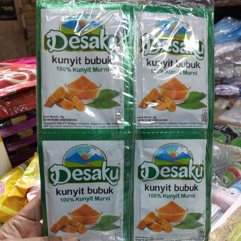 My village turmeric powder 1 pack contains 24 sachets | Shopee Malaysia