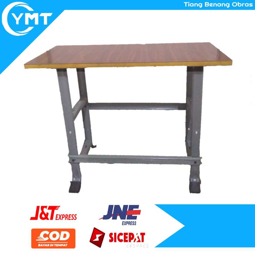 MESIN Overlock / Portable Sewing Machine Table Full Set with Legs ...