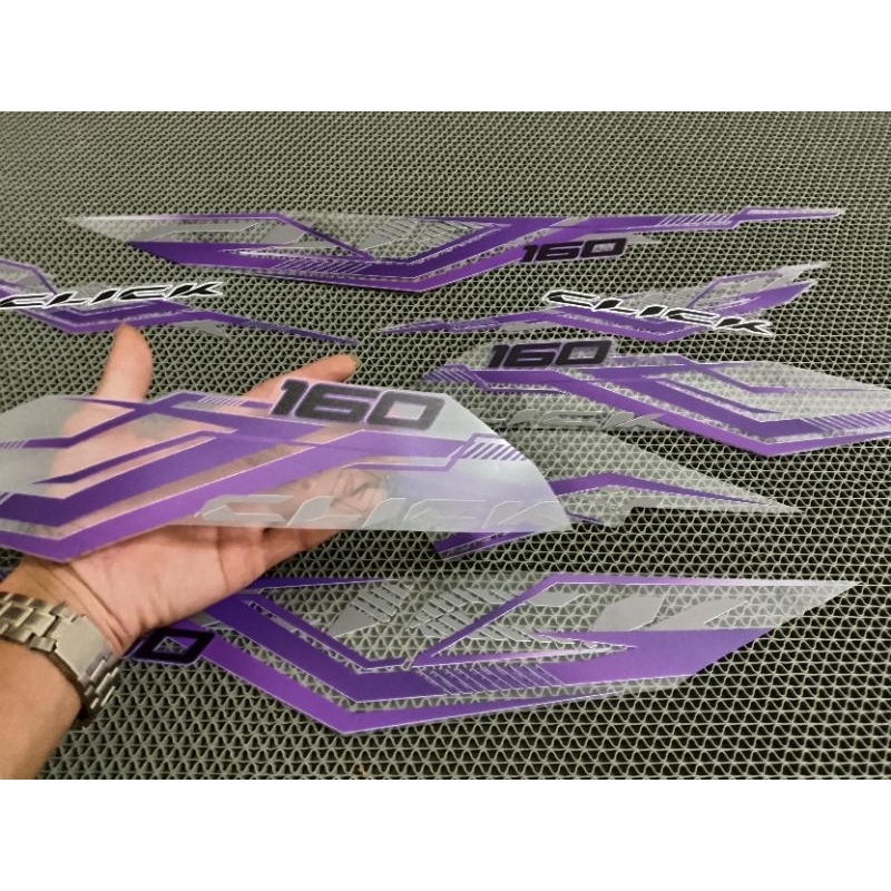 Striping Sticker Vario 160 Transparent Custom Design List Start Series ...