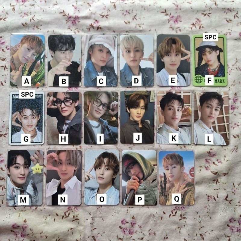 Photocard pc poca mark poster ver walk nct 127, mark glasses walk, mark ...