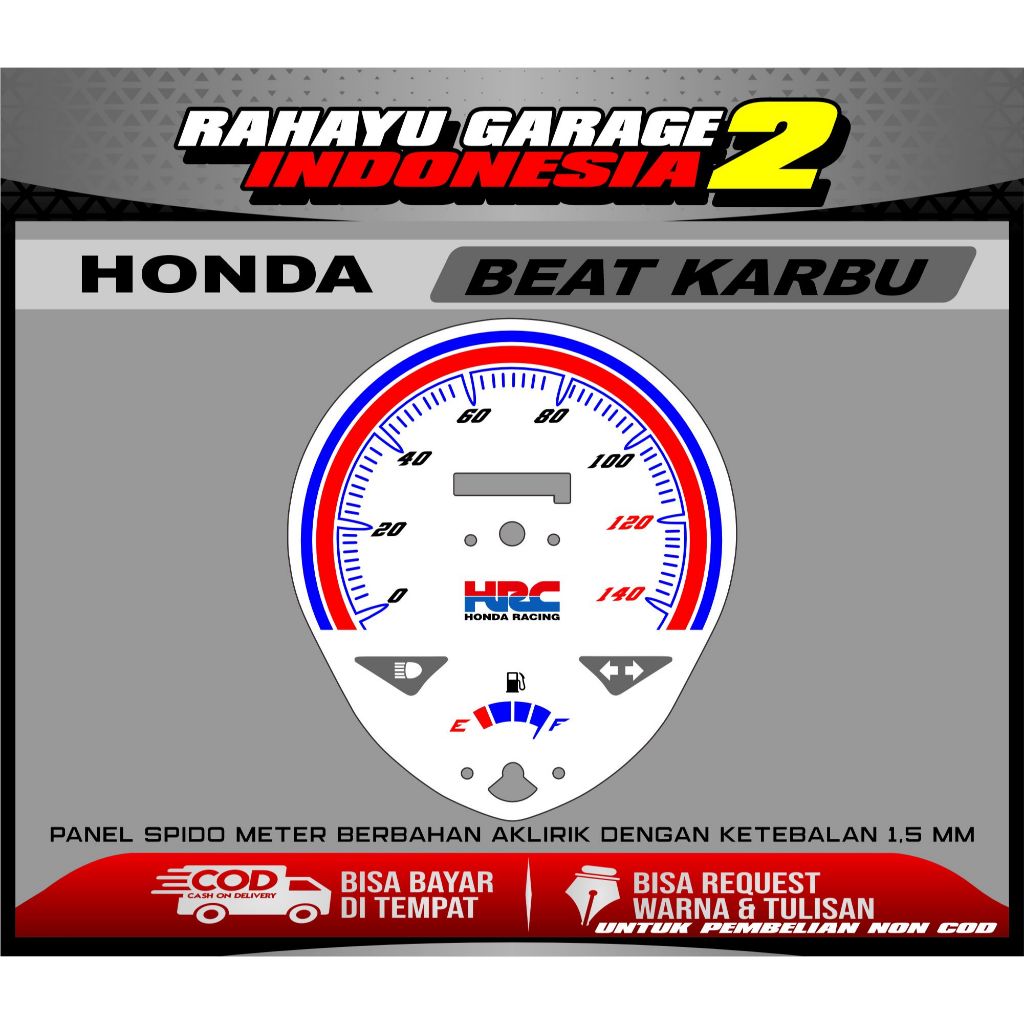 Custom HONDA BEAT KARBU SPEEDOMETER BOARD | Shopee Malaysia