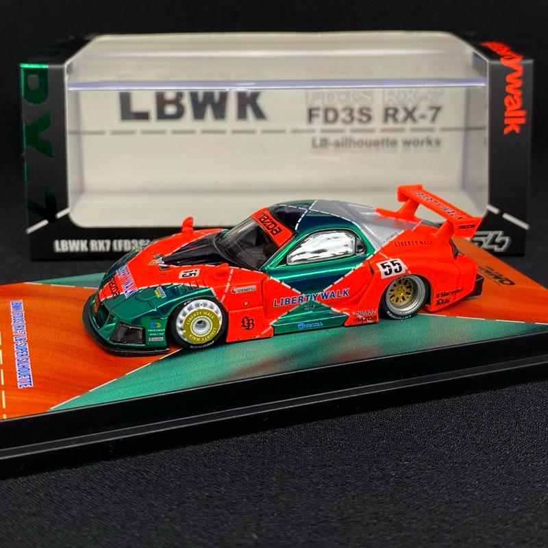 Inno64 Mazda RX-7 LBWK FD3S Liberty Walk Malaysia Diecast Expo CHASE ...