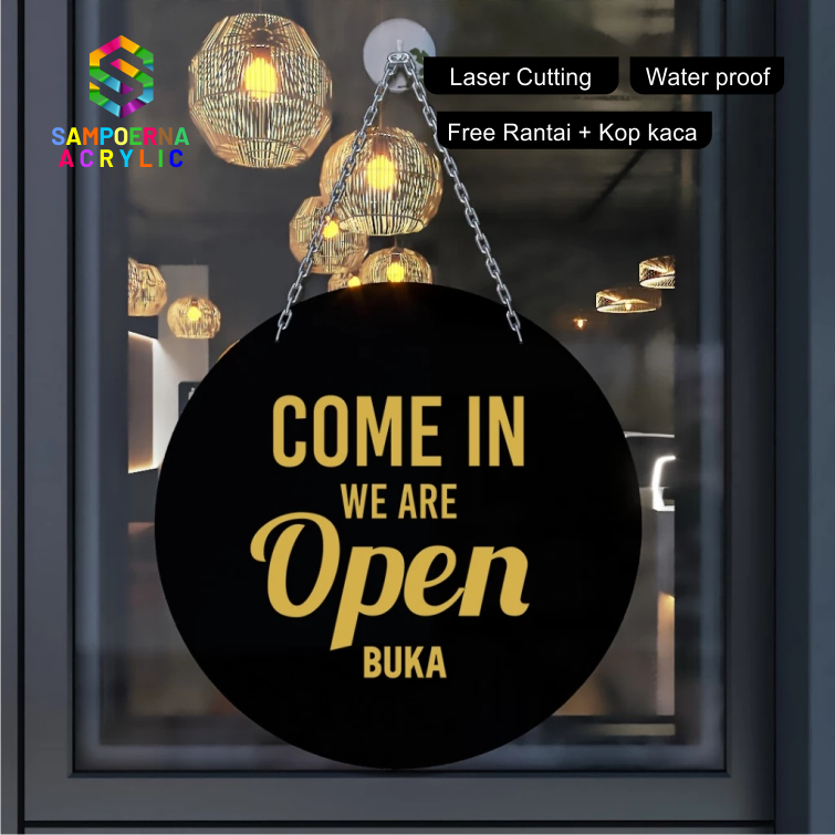 ACRYLIC SIGN OPEN CLOSE/ ACRYLIC SIGN OPEN CLOSED / ACRYLIC OPEN SIGN ...