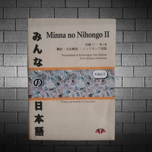 Minna no Nihongo book 2 Edition 2 Indonesian Translation Version ...