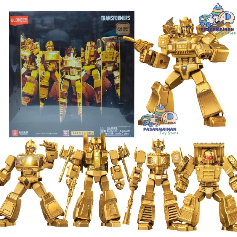 Blokees Transformers 2024 Yearly Exclusive Version The Golden Lagoon ...