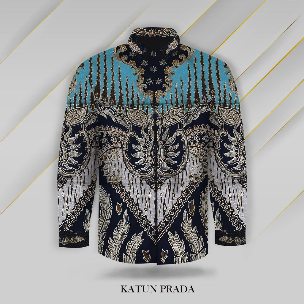 KEMEJA Prada gold Premium BATIK NAGA PRADA Premium BATIK Shirt Pattern ...