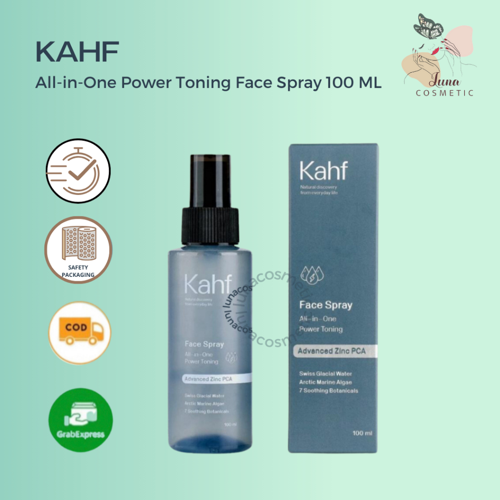 Kahf All-in-One Power Toning Face Spray 100 ML | Shopee Malaysia