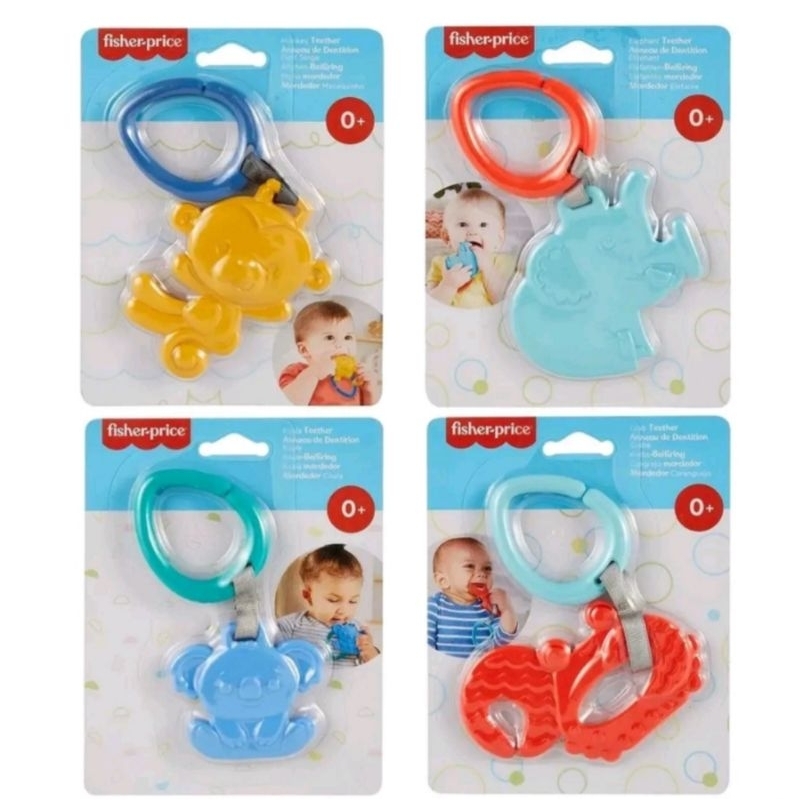 Fisher Price Teether Animal - Baby Teether Toy | Shopee Malaysia