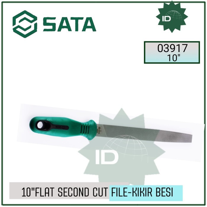 Flat Iron File 10" Flat File Second 03917 Sata Tools | Shopee Malaysia