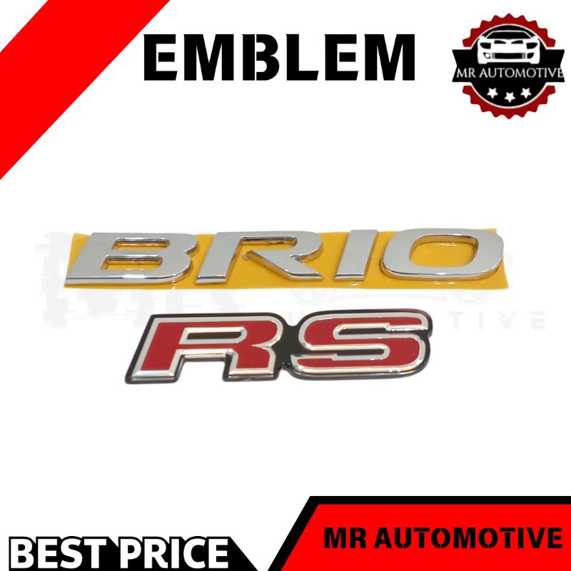 Original BRIO RS Luggage Logo Emblem Price 1Set (2pcs Logos) | Shopee ...