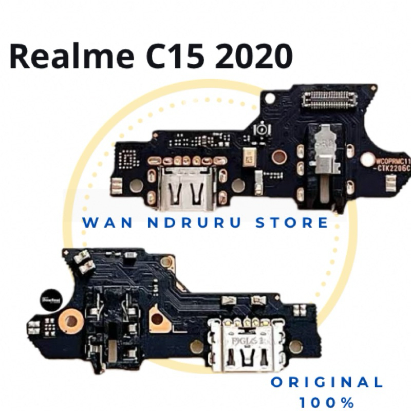Realme C15 2020 Casing Board / Original Casing Connector Full Ic ...
