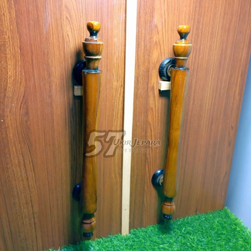 KAYU Antique Classic Door Pull Handle - Teak Wood House Door Handle ...