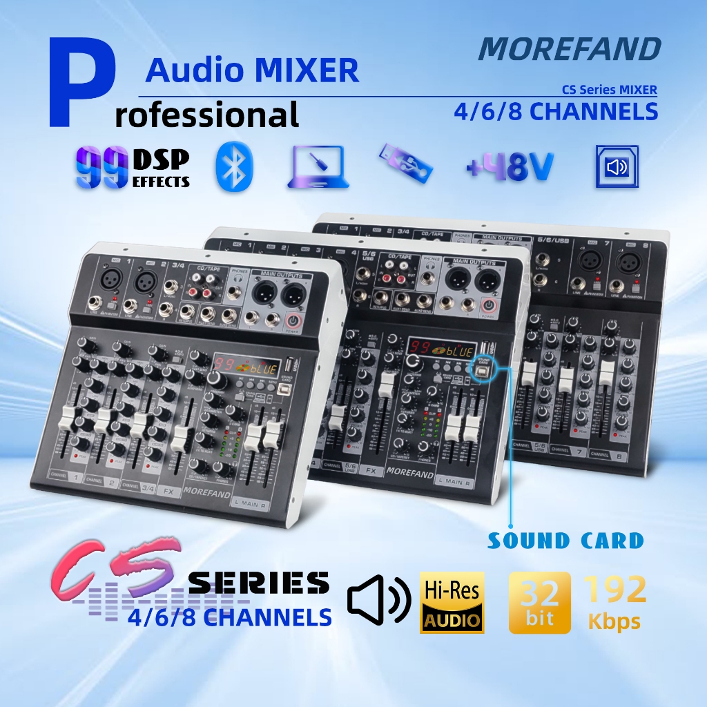 CHANEL 6 channel mixer / audio mixer / 6 channel mixer / Professional ...