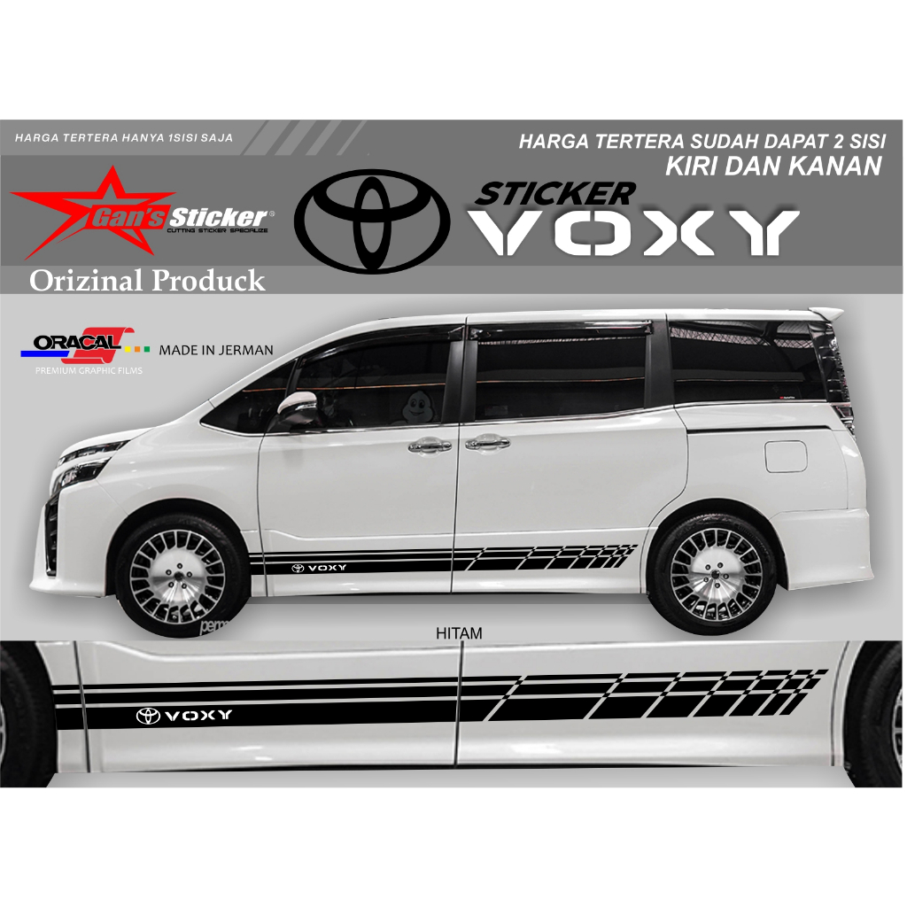 Toyota VOXY STICKER TOYOTA VOXY ACCESSORIES | Shopee Malaysia