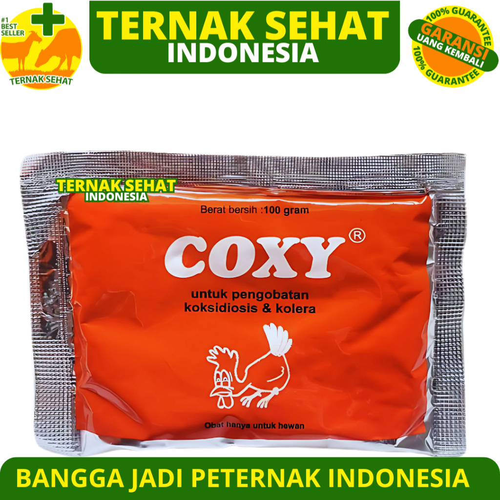 HIJAU COXY 100 GRAM - Medicine for Chickens with Blood Defecation ...