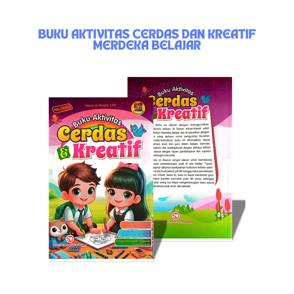 Full Color Smart and Creative Activity Book for PAUD, Kindergarten and ...