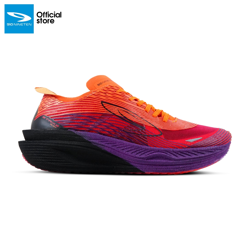 UNGU HITAM 910nineten HAZE FLOW running shoes - ORANGE/PINK/PURPLE ...