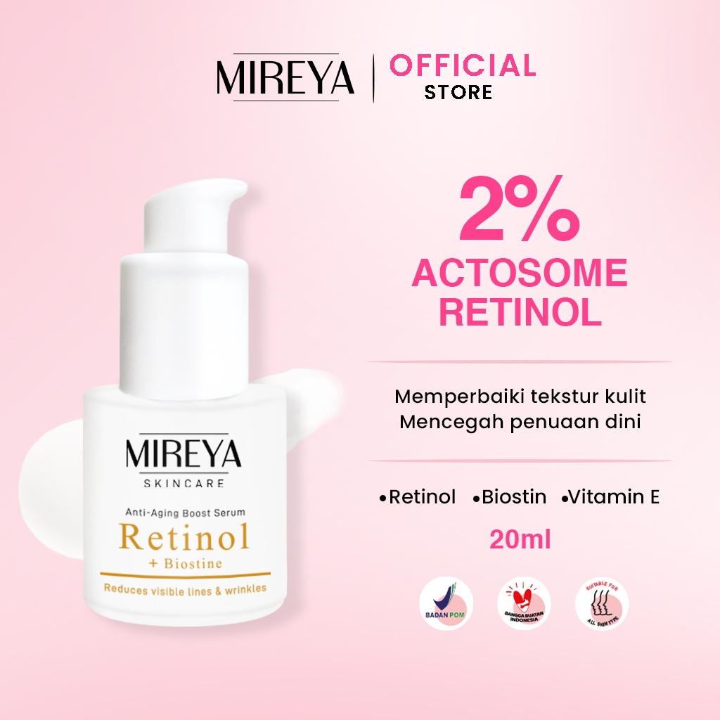 Mireya Retinol Biostine Anti Aging Booster Serum - Retinol Serum With Vitamin E Niacinamide ...