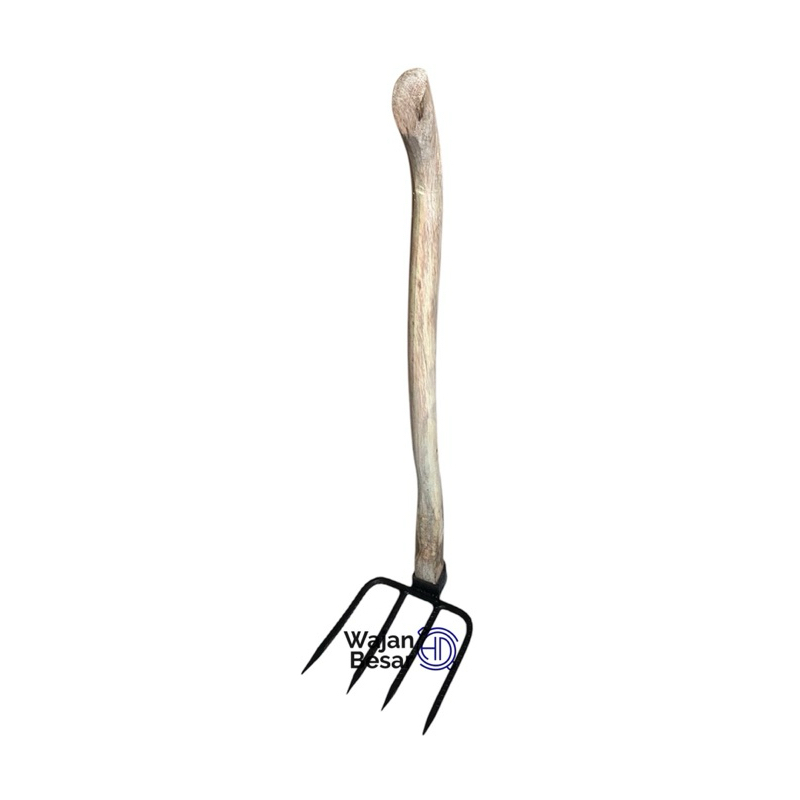 Wooden Handle Cangkrang Rake \ Large Garden Hoe Fork | Shopee Malaysia